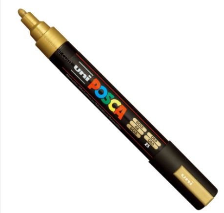 Posca 5M (1.8 - 2.5mm) Dorado – entrepapelescl